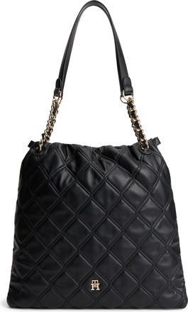 Tommy Hilfiger Shopper TH Monogram Quilted Tote