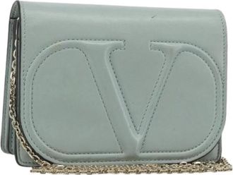 Valentino Sac bandouli&egrave;re vintage doccasion - Femme - Pre-owned - Bleu - Taille: ONE Size