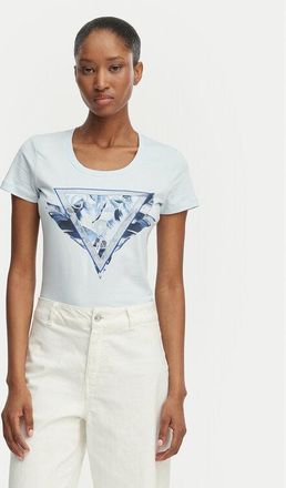 Guess T-Shirt W6GI11 K3026 Hellblau Regular Fit