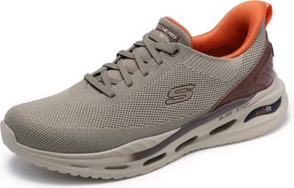 Skechers Herren Arch Fit Orvan Kincade Sneaker, Taupe Knit/Synthetic, 45 EU