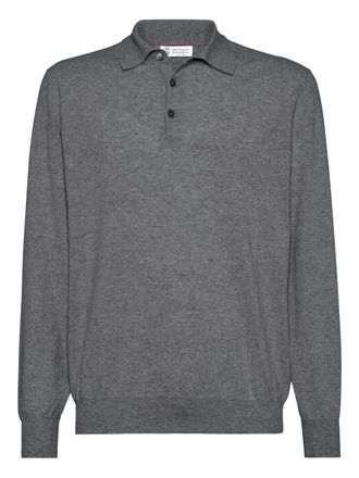 Brunello Cucinelli polo en coton - Gris