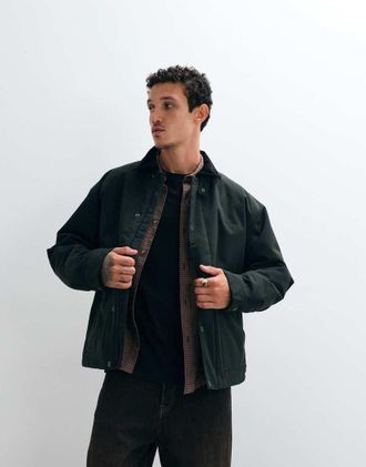 Carhartt Work in Progress Quentin - Veste &agrave; col contrastant - Vert fonc&eacute;