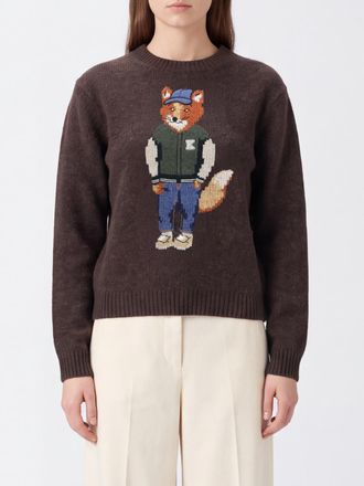 Maison Kitsun&eacute; Pullover Damen Farbe Braun