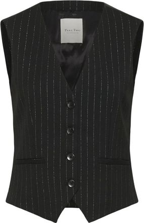 Part Two Femme, Vestes, Noir, Taille: 44 FR Vest