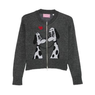 Carne Bollente Homme, Pulls, Gris, Taille: L Lady Meets Tramp Cardigan
