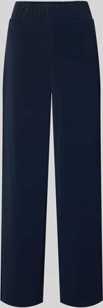 Vera Mont Stoffhose mit Ges&auml;&szlig;leistentaschen und elastischem Bund