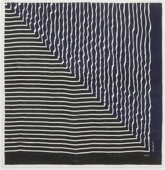 Arket Bedrucktes Tuch -Blau