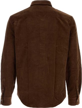 Ami Cotton Corduroy Shirt - Brown
