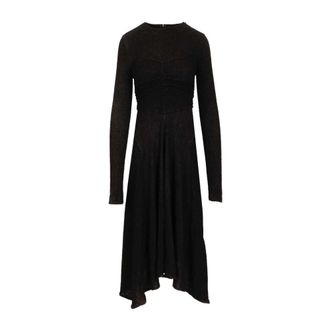 Isabel Marant Flora Boucl&eacute; Kleid - - Dresses - Damen - Schwarzk - XS