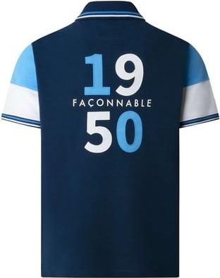 Fa&ccedil;onnable Polo logo &agrave; manches courtes en coton