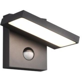 Trio Applique Led ext&eacute;rieure orientable avec d&eacute;tecteur Horton