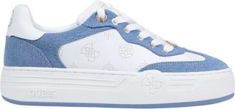 Guess Femme, Chaussures, Bleu, Taille: 37 EU Swole4 Baskets