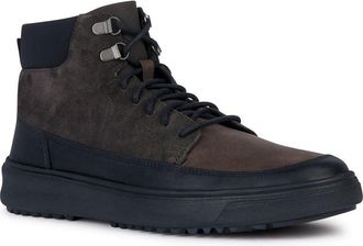 Geox Herren U CERVINO Ankle Boot, Coffee/Black, 39 EU