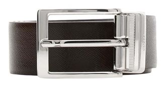 Guess ceinture Milano Adjustable & Reversible Belt H35 W105 Brown marron fonc&eacute; raccourcissable