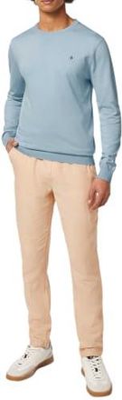 Scotch & Soda Mens Seasonal Core-Ecovero Regular fit Jumper Pullover Sweater, Shirting Blue, S