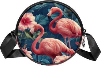 Generic Petit sac à bandoulière Circle pour femme, petit sac à bandoulière jaune miel avec fermeture éclair, bretelles réglables, sac à main rond décontracté 