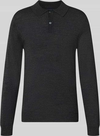 Christian Berg Regular Fit Poloshirt aus Woll-Mix