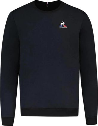 Le Coq Sportif Klassischer Crew Sweatshirt - - Sweatshirts & Hoodies - Herren - Schwarzk - L