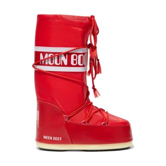 Moon Boot Femme, Chaussures, Rouge, Taille: 45 EU Icon Nylon