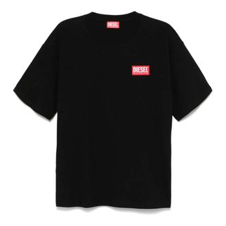 Diesel Homme, Tops, Noir, Taille: L T-shirt T-boxt-lab