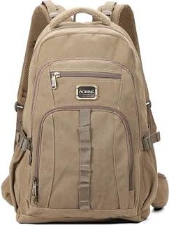 Aoking Sac &agrave; dos unisexe polyester. Produit v&eacute;g&eacute;talien. Produit Fashion T9119 Noir 55 x 34 x 16 cm, Kaki, Permanent