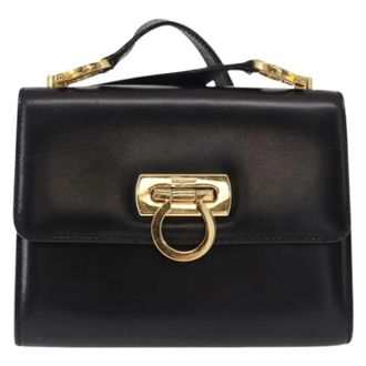 Ferragamo Pre-owned Gancini Schultertasche - - Pre-owned - Damen - Schwarzk - ONE SIZE