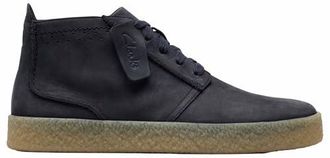 Clarks Premium Bottes Streethill Mid Chukka pour homme, Nubuck Bleu marine, 43 1/3 EU