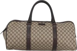 Gucci Sac week-end Pre-owned - Femme - Pre-owned - Brun - Taille: ONE Size