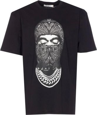 Ih Nom Uh Nit IH NOM UH Nit, Homme, Tops, Noir, Taille: XL Paisley Mask Front T-Shirt