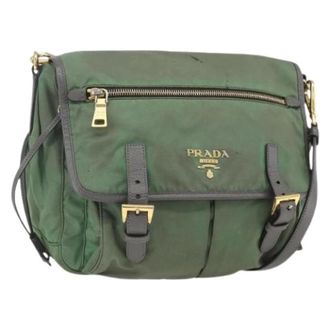 Prada Pre-owned Nylon Cross Body Bag - - Pre-owned - Damen - Gr&uuml;n - ONE SIZE
