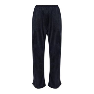 Ferragamo Lurex Thread Hosen - - Trousers - Damen - Blau - S