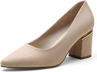 Dream Pairs Femmes Pompe Chaussures Kaki/Daim 36 (EUR) SDPU2226W-E