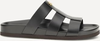 Valentino Garavani Studshield leather slide Sandals Male 41.5