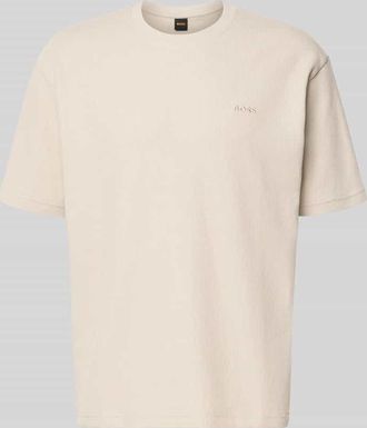 Boss Orange by Hugo Boss Regular Fit T-Shirt aus reiner Baumwolle Modell Te_Rib