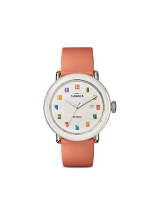 Shinola Detrola 36mm - Wei&szlig;