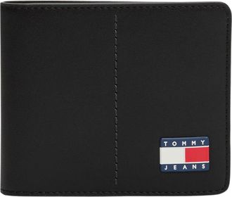 Tommy Jeans Homme, Accessoires, Noir, Taille: ONE Size Tjm Heritage Leather CC Wallet