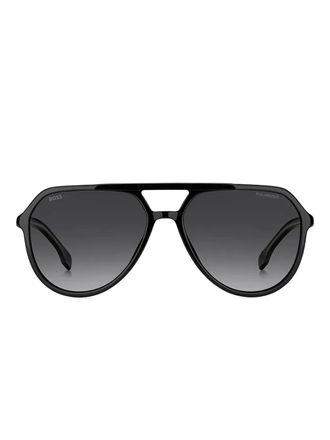 BOSS pilot-frame sunglasses - Schwarz