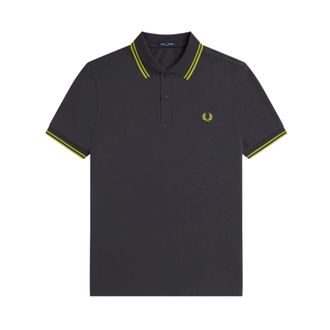 Fred Perry Herren, Oberteile, Grau, MGr&ouml;&szlig;e