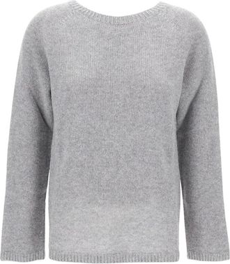 Max Mara Femme, Pulls, Gris, Taille: 42 FR Maglia girocollo