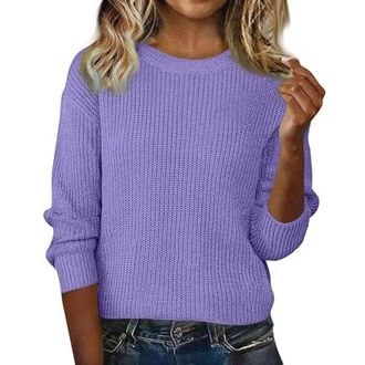 Generic Pull Femme Chic Et Elegant Oversize Laine Mode WomenS Chaud Taille Femmes Hiver Rouge Blanc Grande Sweaters Pulls, Gilets Et Sweats Noir Haut Vetement