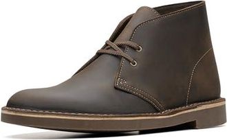 Clarks Bottines Clarks Chukka - pour homme, rouges, taille 40 - Marron - Beeswax Leather, 48