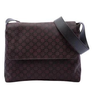 Gucci Pre-owned Nylon Umh&auml;ngetasche - - Pre-owned - Damen - Braun - ONE SIZE