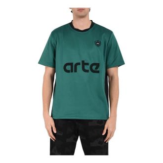 Arte Sportliches Fu&szlig;ball-T-Shirt - - Tops - Herren - Gr&uuml;n - M