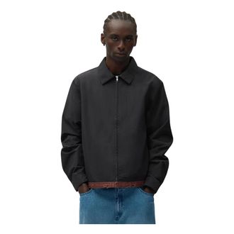 Arte Homme, Vestes, Noir, Taille: L Veste brillante en nylon