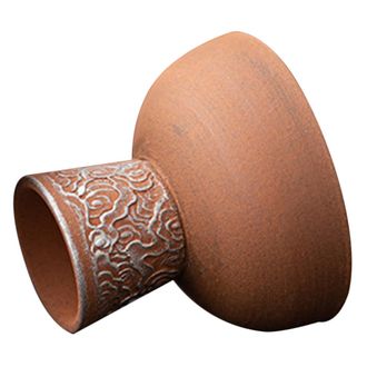 Cabilock Elegante Chinesische Keramik Teetasse Mit Rutschfestem Boden Kleine Handliche Tasse F&uuml;r Matcha Gr&uuml;nen Tee Und Latte Japanischer Stil Trinkbecher F&uuml;r T