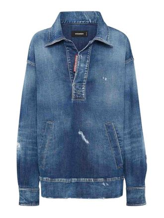 Dsquared2 Top - Bleu Fonc&eacute;