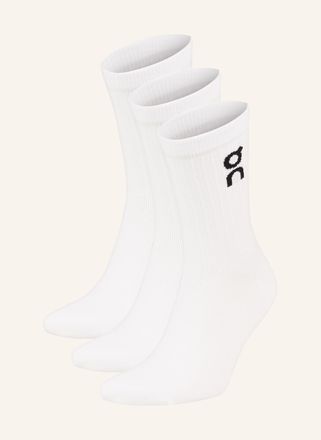 On 3er-Pack Sportsocken weiss
