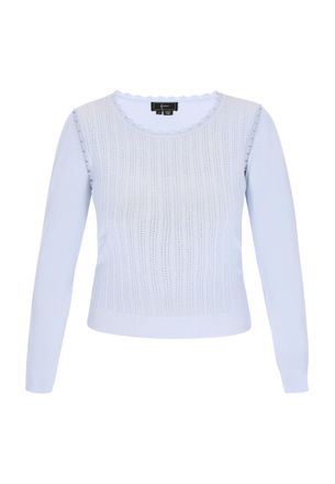 Faina Pullover Frauen hellblau