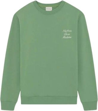 Dr&ocirc;le de Monsieur Homme, Sweatshirts et sweats &agrave; capuche, Vert, Taille: M SweaT-shirt