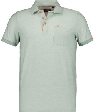 N.Z.A. Herren Polo-Shirt gr&uuml;n Baumwoll-Jersey
